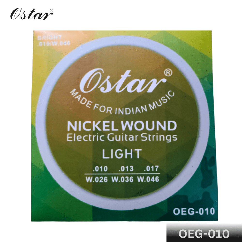 Ostar Electric Guitar Strings Light Nickel Wound OEG-010 - MusikWala